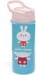 Světle modrá nerezová dětská lahev 500 ml Lottie &amp; Friends – Rex London