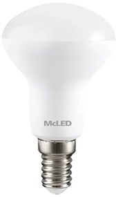LED žárovka E14 McLED R50 4,9W (40W) teplá bílá (2700K), reflektor 120° ML-317.004.87.0