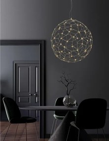 LED lustr Sole 80 zlaté