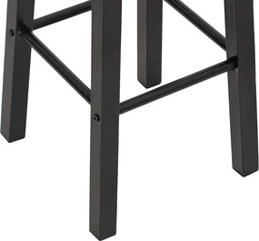 Barové stoličky 2 ks černé MDF 284388