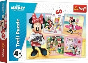 Trefl - Puzzle - Půvabná Minnie / 60 dílků / 33 x 22 cm / věk 4+