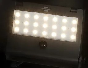 Brennenstuhl SOL 1000 Pad černá / Venkovní solární LED světlo s pohybo