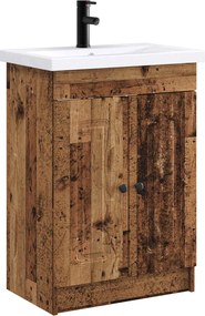 Sada koupelnového nábytku Staré dřevo 56 x 37,5 x 81 cm 3404172
