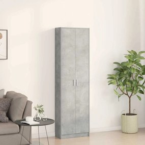 Šatní skříň Betonově šedá 55 x 25 x 189 cm Kompozitní dřevo 3334011
