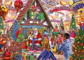 GIBSONS Puzzle Navštivte Santu / 1000 dílků / 68 × 49 cm