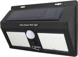Venkovní solární LED osvětlení LTC LXLL77, 40xSMD 8W, 1000lm, 1200mAh, PIR