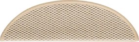Samolepicí rohože na schody Sisal-Look 30 ks 56x17x3 cm Berber 3365869