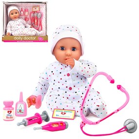 Dolls World - Panenka Dolly doktor 46 cm