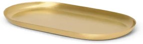 Basho Tray Oval Brass Ferm Living