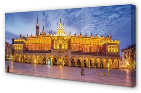 Obrazy na plátně Krakov Cloth sunset 140x70 cm