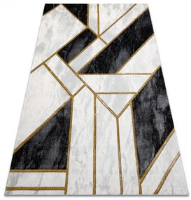 Dywany Łuszczów Kusový koberec Emerald 1015 black and gold - 120x170 cm