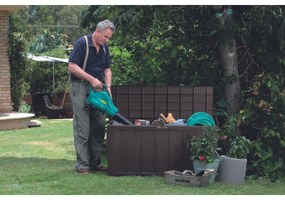 Keter Zahradní úložný box Sherwood hnědá, 270 l, 117 x 57 x 45 cm