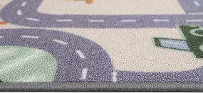 Vopi, AKCE: 200x300 cm Dětský kusový koberec Scanroad 39 - neúčtujeme odřezky z role - obšitý ze všech stran, šíře, vícebarevná, filc, dětský pokoj