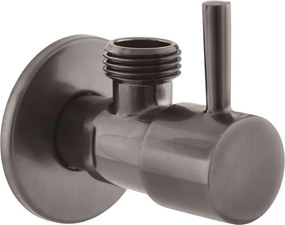 Sapho rohový ventil s keramickým vrškem 1/2 x 3/8 gun metal šedá SL028