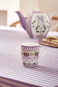 Pip Studio Lily &amp; Lotus sada 2 hrnků 180ml, lila (sada 2 hrnků v dárkovém balení)