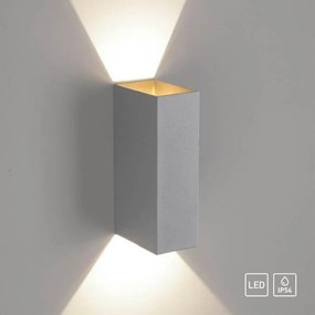 PN 9467-15 BLOCK LED venkovní nástěnné svítidlo šedá IP54 3000K - PAUL NEUHAUS