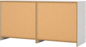 Bílá komoda 154x76x50 cm Naia – Tvilum