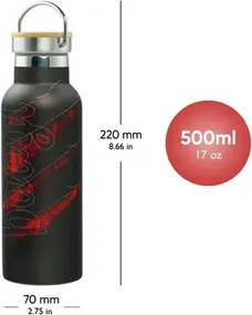 BAAGL Termoláhev s bambusovým víčkem Láva 500 ml