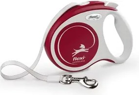 FLEXI Vodítko Comfort Plus S 5 m červené / Samonavíjecí / Do 15 kg / S