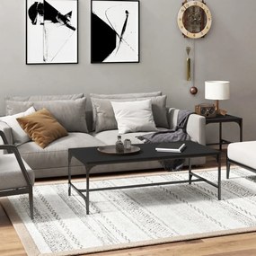 vidaXL Konferenční stolek 100 x 50 x 35 cm kompozitní dřevo [819387] Barva: Černá