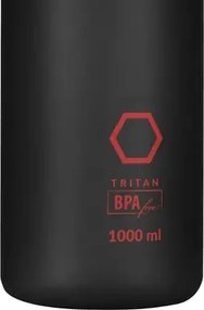 NILS Camp NCD61 Tritanová láhev na pití 1000 ml černá