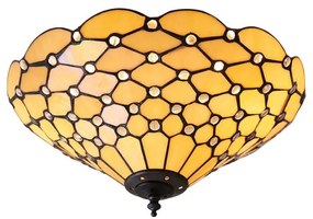 Endon 70242 - Stropní svítidlo Tiffany PEARL 2xE27/60W/230V pr. 37 cm