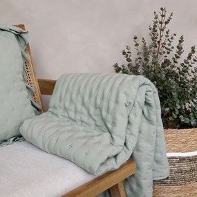 Měkká jemně opálová prošívaná deka / přehoz Aix Soft – 180*130 cm