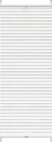 Plisovaná roleta 50 x 150 cm bílá 240591