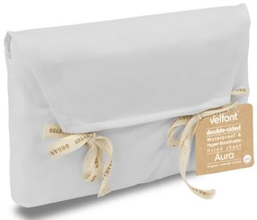 Velfont Aura nepropustné prostěradlo 90x220 cm - bílá