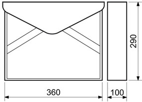 Richter Czech poštovní schránka BK.57.N nerez
