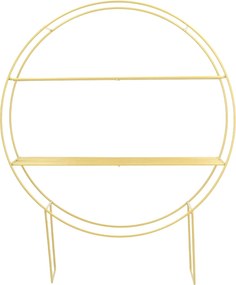 Stojan - polička Chicago gold výška 60,5cm