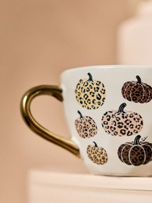 Sinsay - Hrnek s motivem dýně v leopardím vzoru - vícebarevná