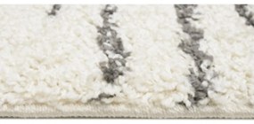 Kusový koberec shaggy Pipa krémový atyp 80x200cm