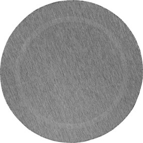 Ayyildiz, Kusový koberec Relax 4311 Grey kruh, 200x200 (průměr) kruh, šedá, chodba / předsíň