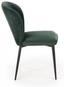 Designová židle Olivie tmavě zelená