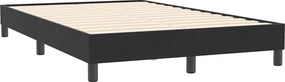 Postel Box Spring bez matrace černá 120x210 cm samet 3315821