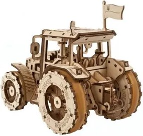 Ugears 3D dřevěné mechanické puzzle Traktor vítězí / od 14 let / 272 d