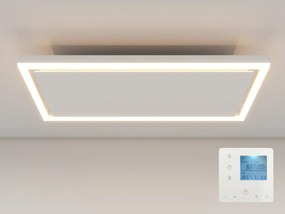 Stropní infrapanel CEILING LED DESIGN 750W | Výhřevnost 13.6 m2 | 70x40 cm | LED světlo | Dálkový ovladač
