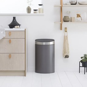 Brabantia Koš Touch Bin NEW 40L platinová mat víko