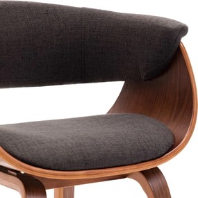 vidaXL Jídelní židle ohýbané dřevo a textil [283129] Barva: krémová a světle hnědá
