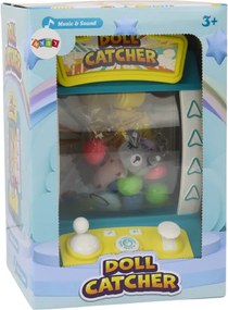 LEAN Toys Automat na chytání panenek, drobností, plyšáků a kuliček – tyrkysový