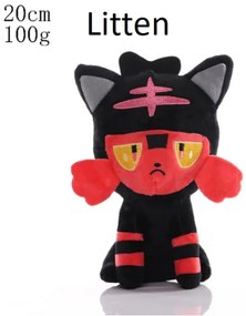 Plyšové hračky Pokémonů cca 20 cm Varianta: Litten 20cm