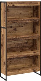 Knihovna 80 x 30 x 155 cm Kompozitní dřevo Staré dřevo 3403008