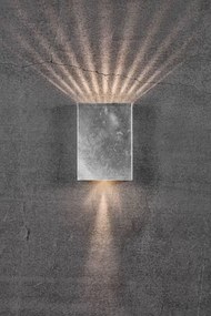 NOR 2019051031 Venkovní nástěnné svítidlo Fold 15 2x5W LED galvanizovaná ocel čirá - NORDLUX