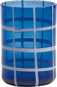 Skleněný pohár Twiddle 350 ml nebově modrý