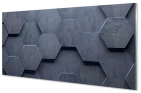 akrylový obraz Kámen betonové záplaty 125x50 cm