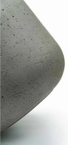 Kulatý květináč CHICO, sklolaminát, průměr 40 x výška 40 cm, šedý