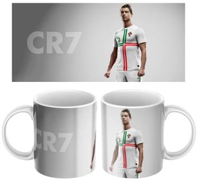 Keramický hrnek s motivem Ronaldo CR7 (Červená) - Voldekor