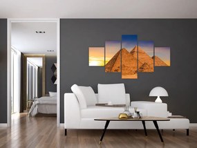 Obraz - Egyptské pyramidy (125x70 cm)