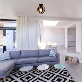 Rabalux Černé stropní svítidlo Cortado pro žárovku E27 5359